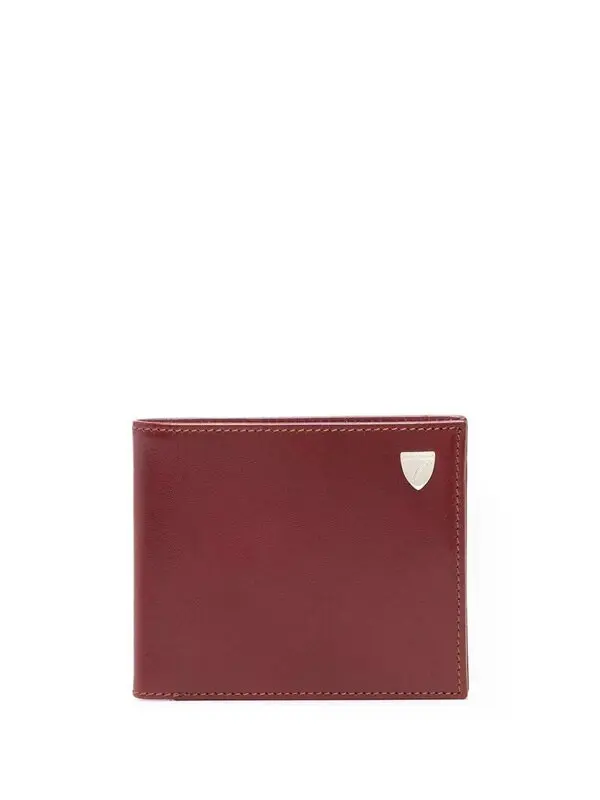 ASPINAL OF LONDON Logo Plaque Folded Wallet - Red