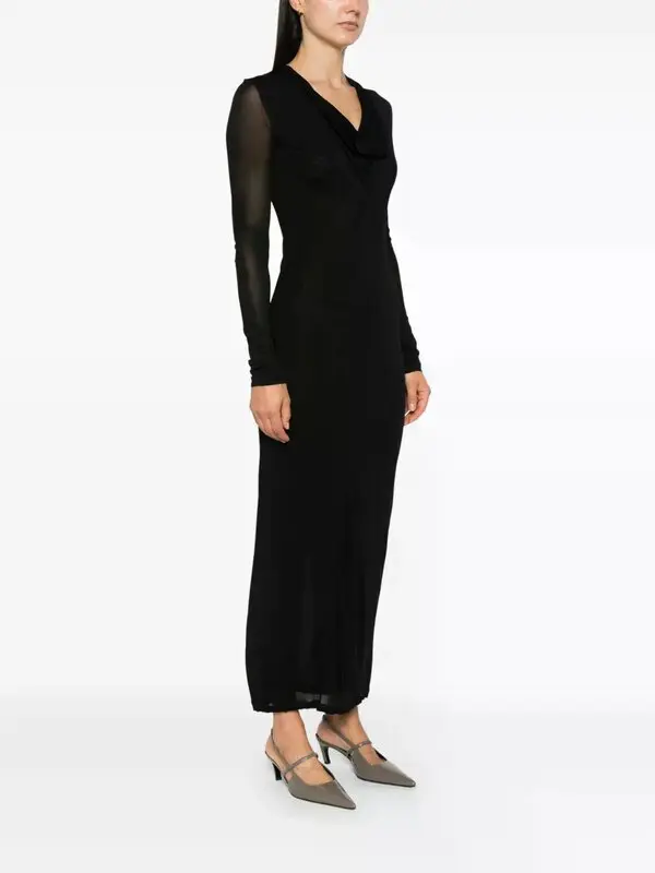 TOTEME Draped V-neck Dress