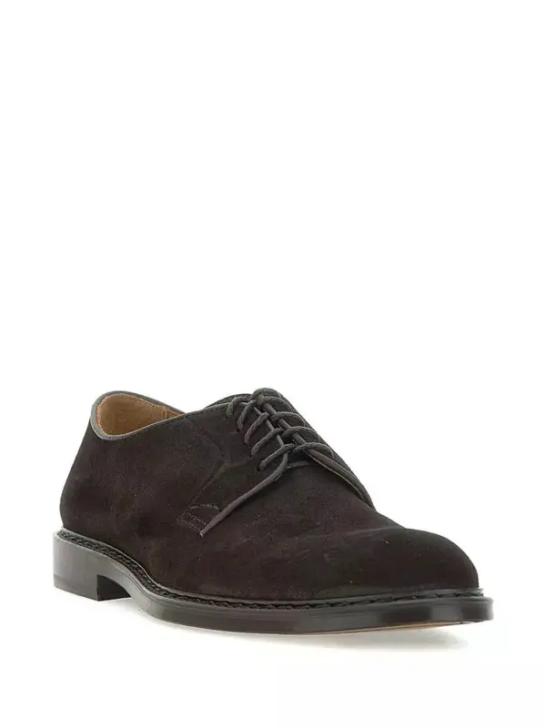 DOUCAL'S Leather Derby Shoes - Brown