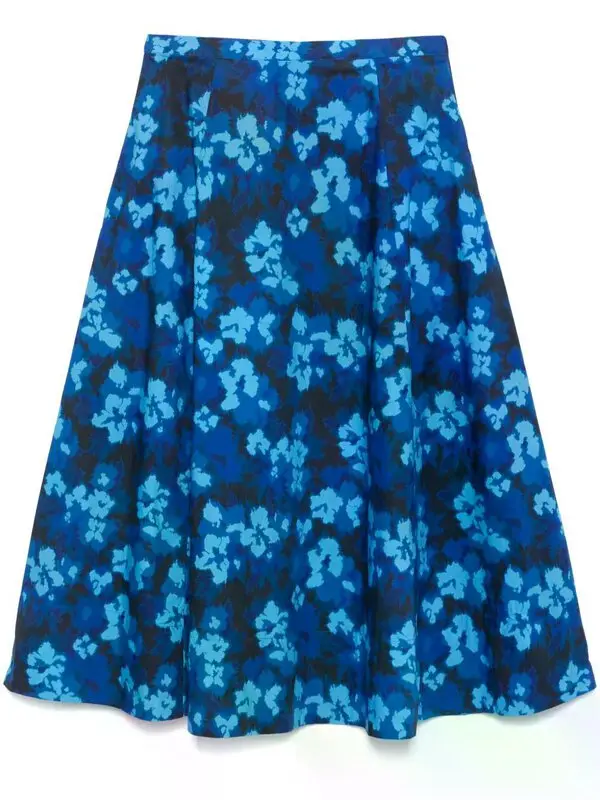 Ulla Johnson Vianne Midi Skirt - Blue