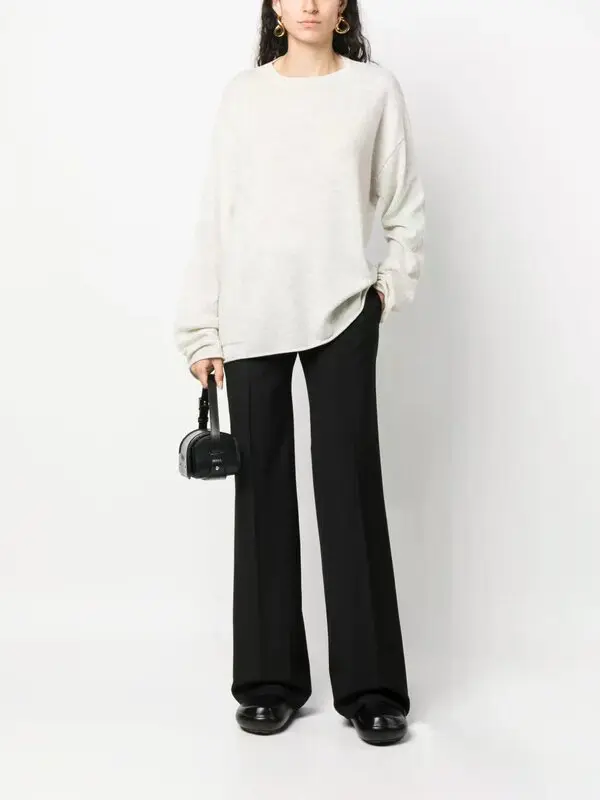 QUIRA Mid-rise Wide-leg Tailored Trousers