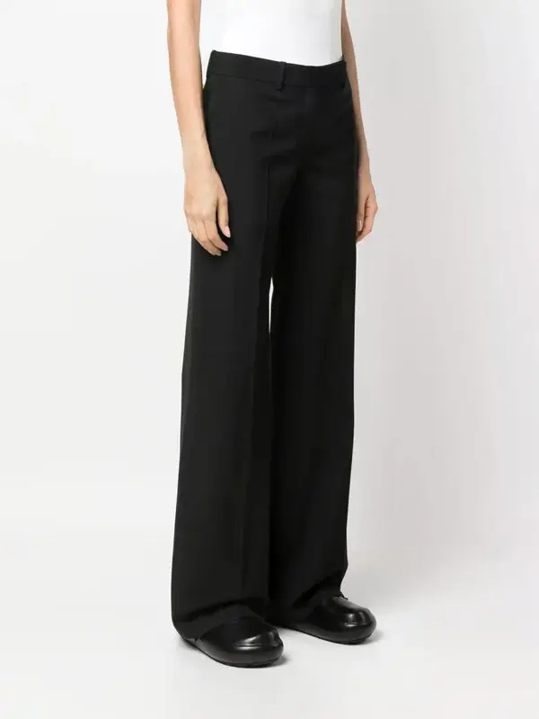 QUIRA Mid-rise Wide-leg Tailored Trousers