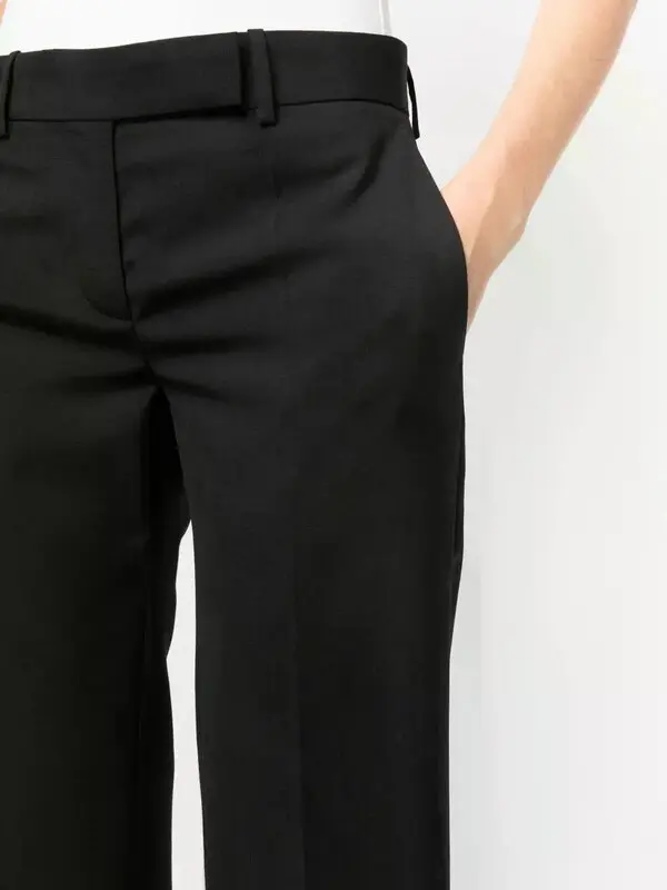 QUIRA Mid-rise Wide-leg Tailored Trousers