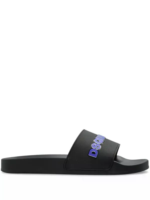 Dsquared2 Logo Pool Slides - Black