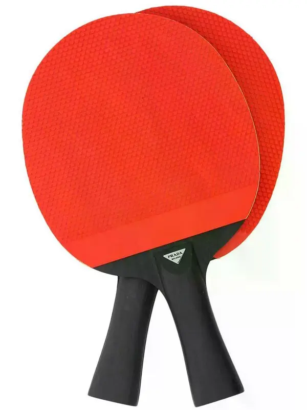 Prada Recycled Nylon Ping-pong Rackets - Red