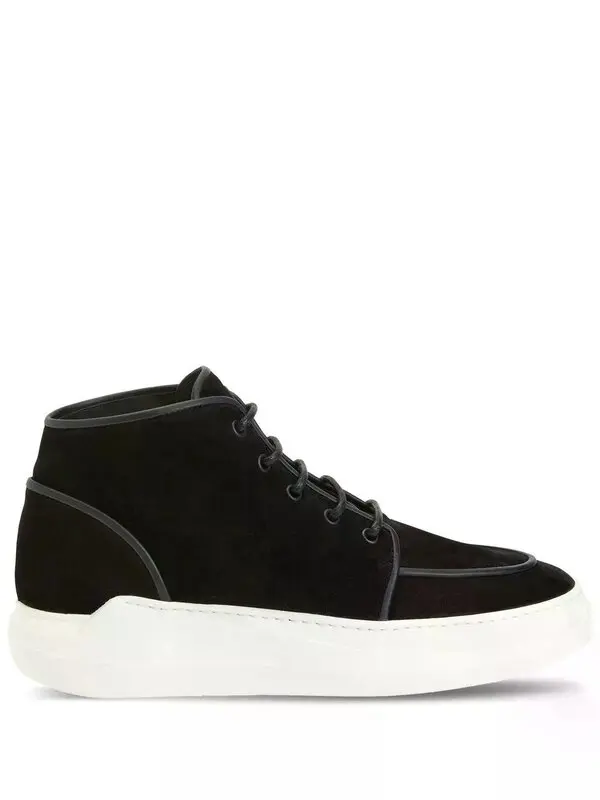 GIUSEPPE ZANOTTI Bevel Mid-top Sneakers