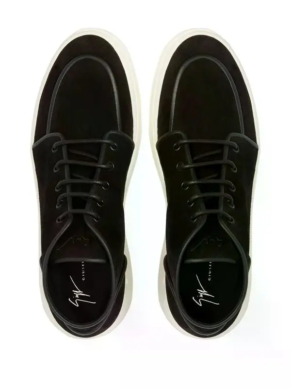 GIUSEPPE ZANOTTI Bevel Mid-top Sneakers