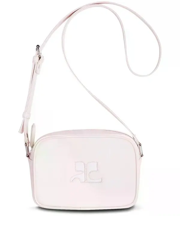COURREGES Reedition Leather Camera Bag - Pink