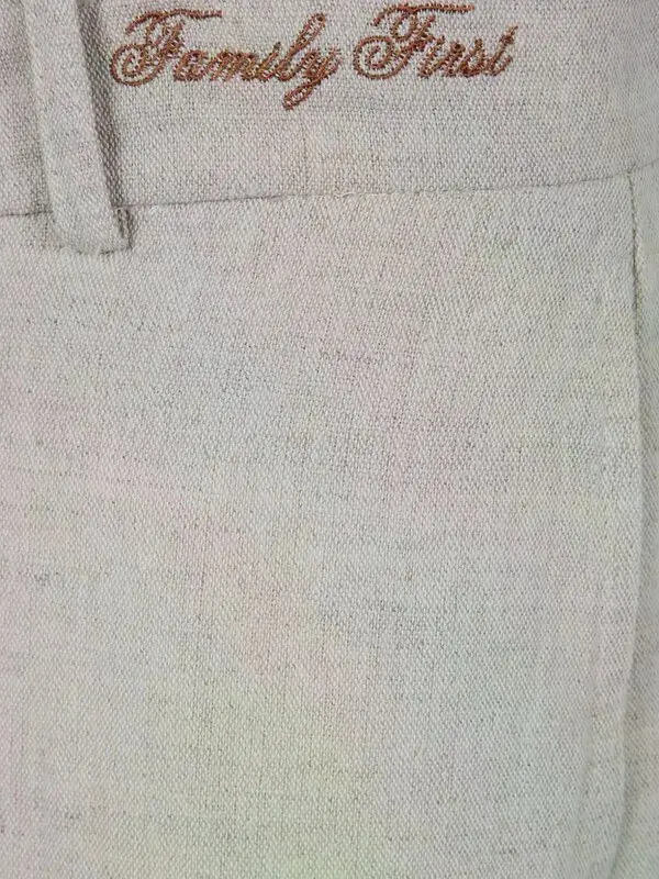 FAMILY FIRST Logo-embroidered Trousers