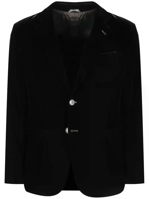 Giorgio Armani Single-breasted Blazer - Black