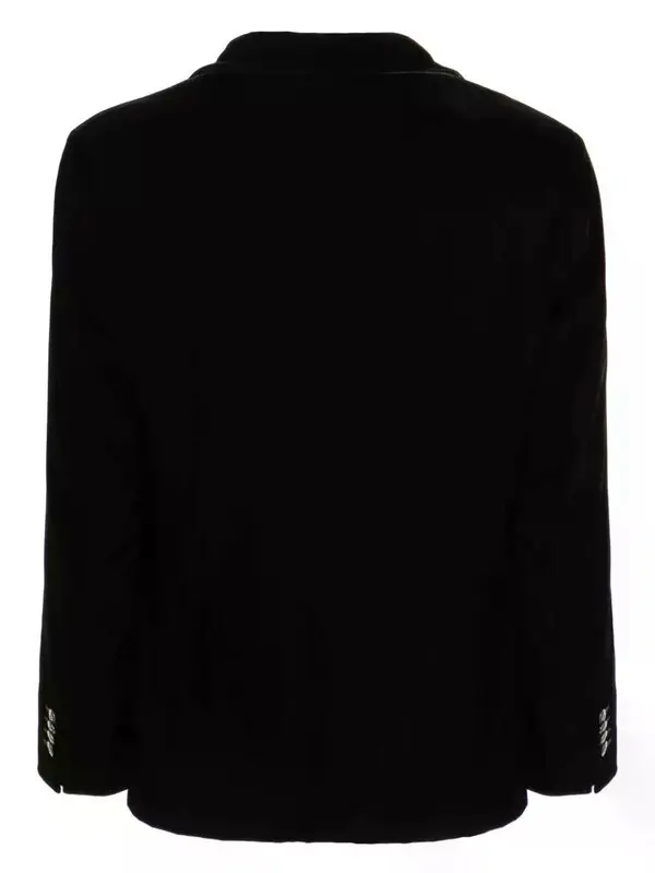 Giorgio Armani Single-breasted Blazer - Black