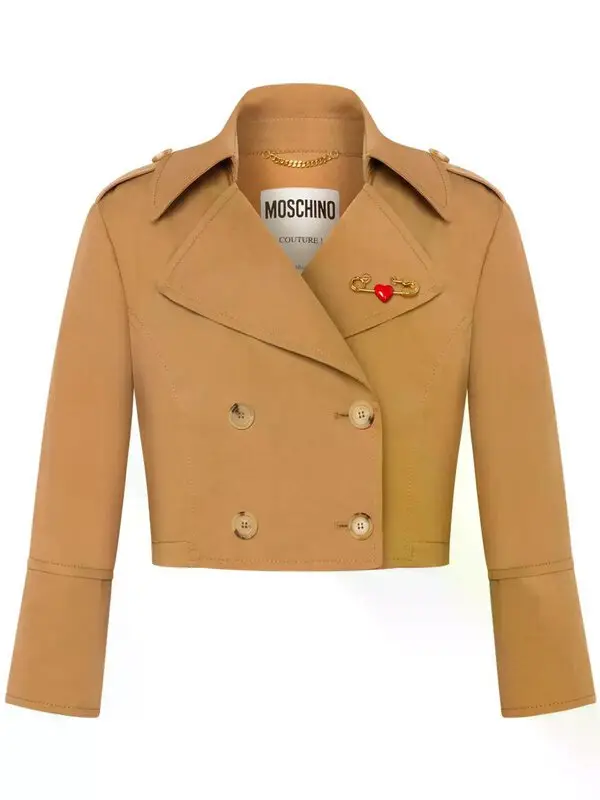 Moschino Cropped Double-breasted Jacket