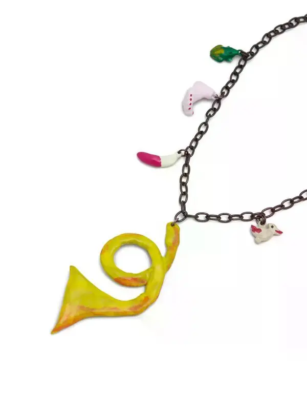 Marni Bead-detailing Chain-link Necklace