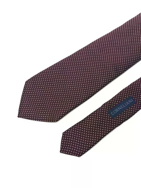 Corneliani Jacquard Silk Tie