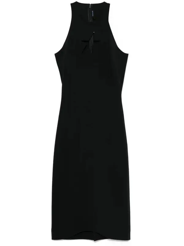 MUGLER Star Sleeveless Midi Dress