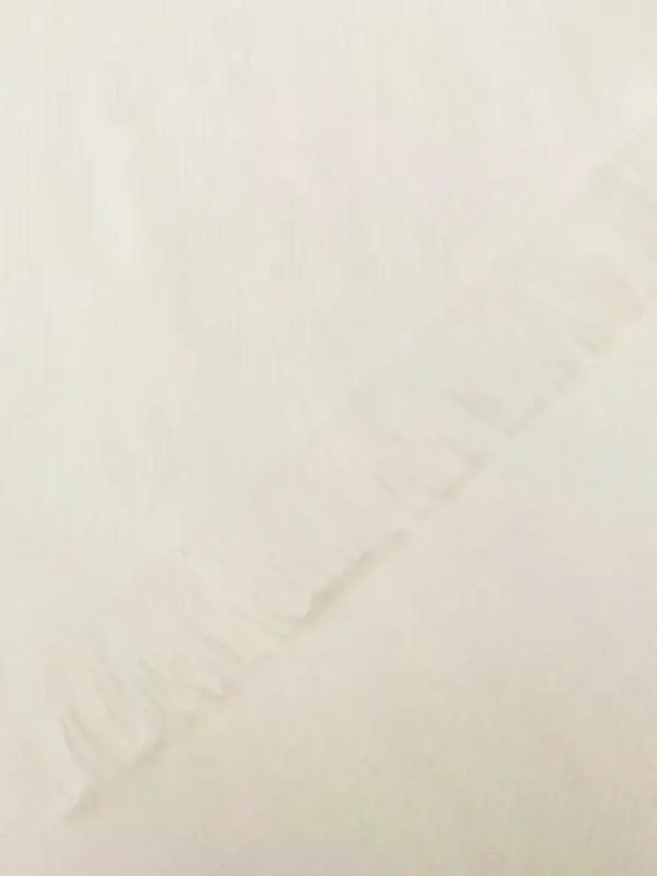 N.peal Pashmina Shawl Scarf - White
