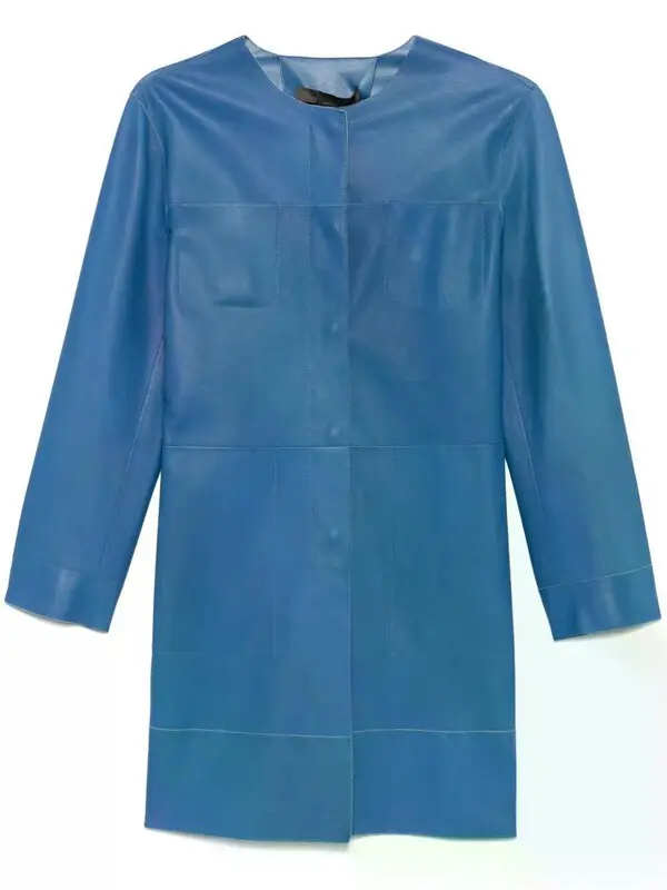 Simonette Ravizza Leather Coat