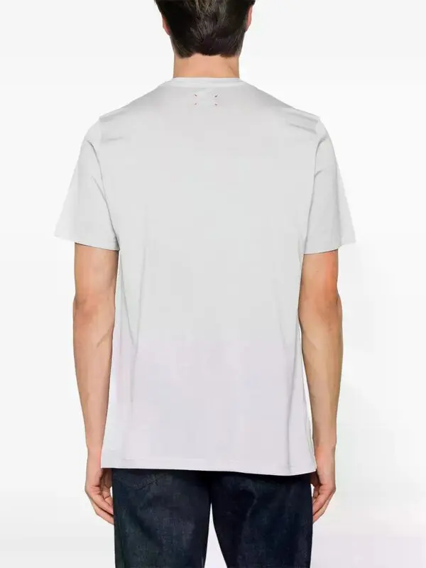 Kiton Logo-embroidered T-shirt
