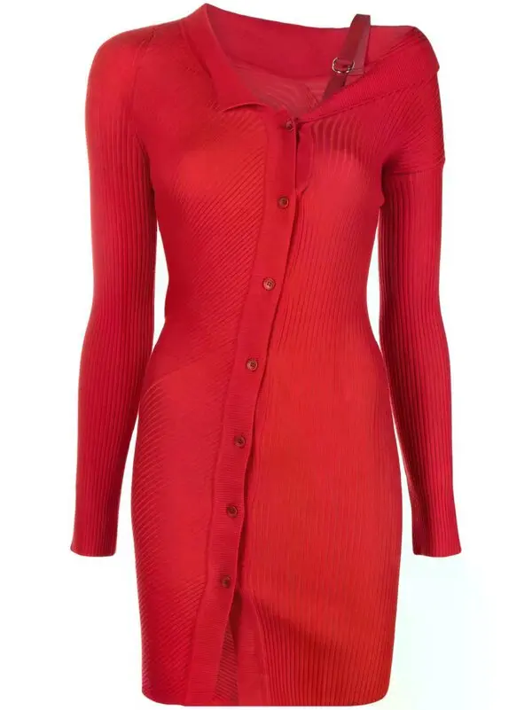 Jacquemus La Robe Maille Colin Minidress - Red