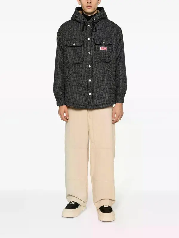 Kenzo Houndstooth Hooded Jacket