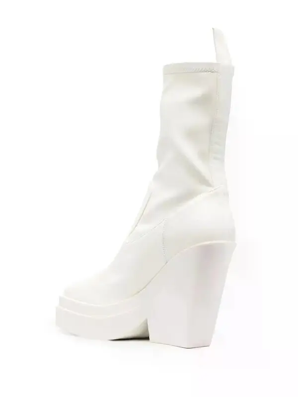 GIABORGHINI 120mm Tapered-heel Leather Boots