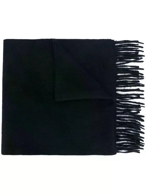 N.peal Woven Ripple Scarf - Blue