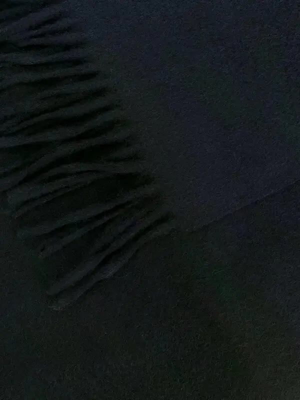 N.peal Woven Ripple Scarf - Blue