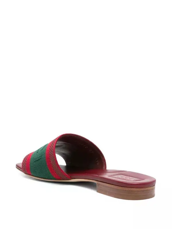 Gucci Logo-motif Flat Sandals