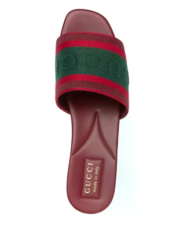 Gucci Logo-motif Flat Sandals