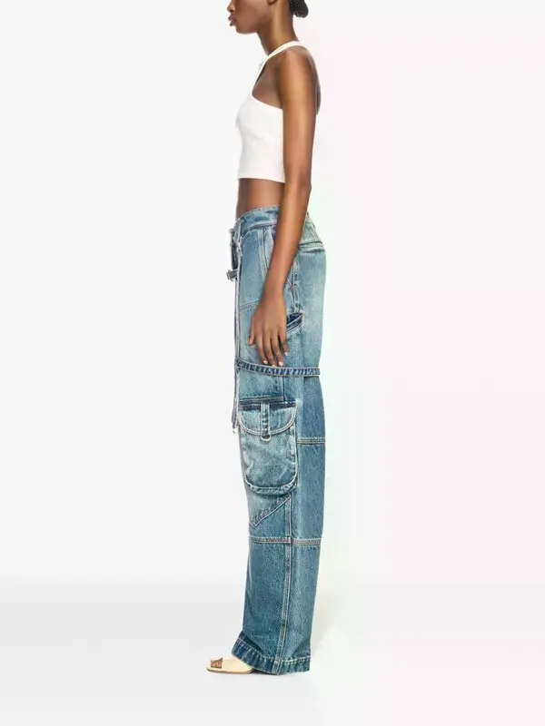 Off-White Ribbed Crop Top