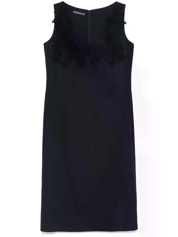 Alberta Ferretti Corded-lace Midi Dress