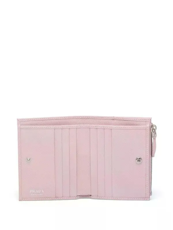 Prada Small Saffiano Leather Wallet - Pink