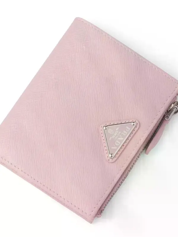 Prada Small Saffiano Leather Wallet - Pink