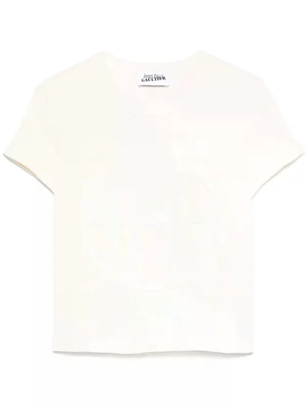 JEAN PAUL GAULTIER Logo-embossed T-shirt