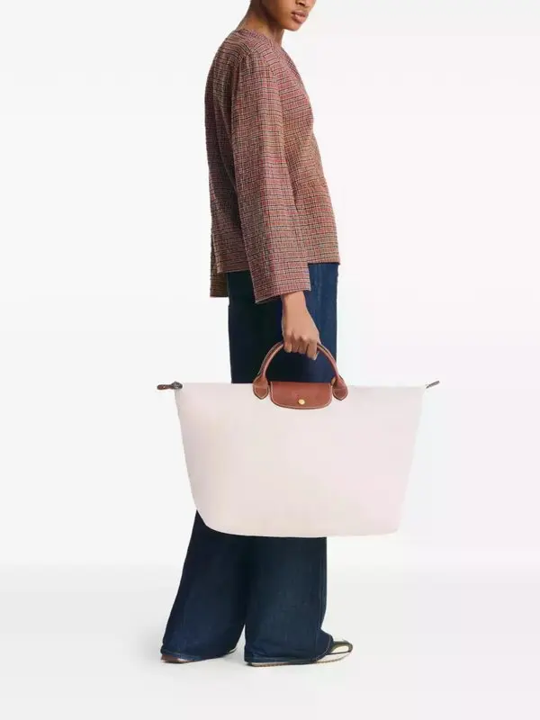 Longchamp Large Le Pliage Tote Bag - Neutrals