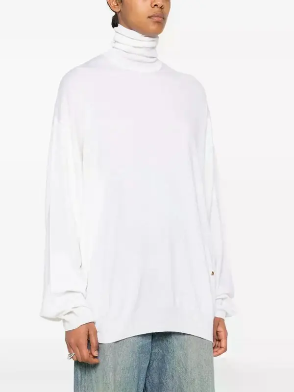 Moschino Golden M Virgin Wool Sweater