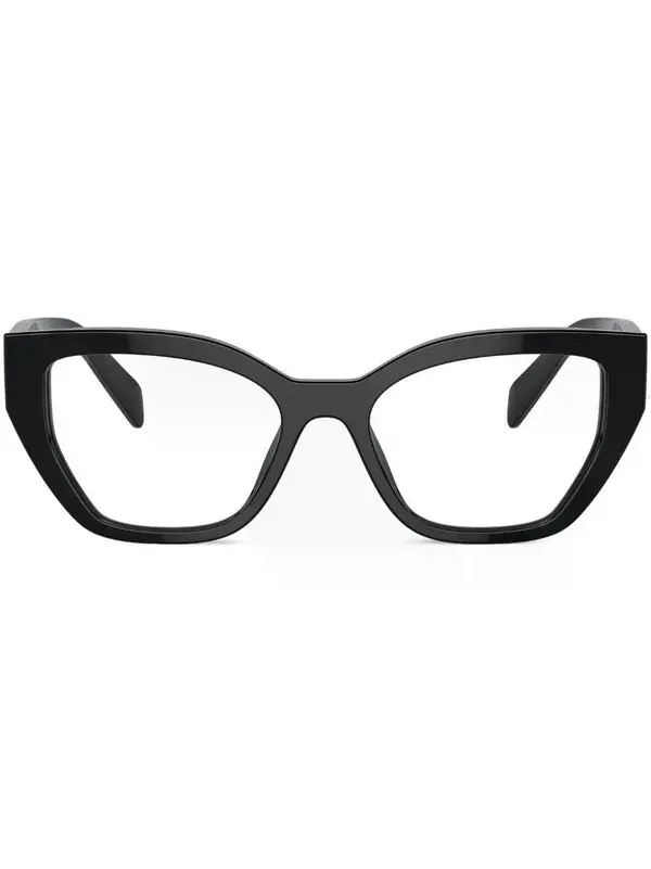 Prada Geometric-frame Glasses - Black