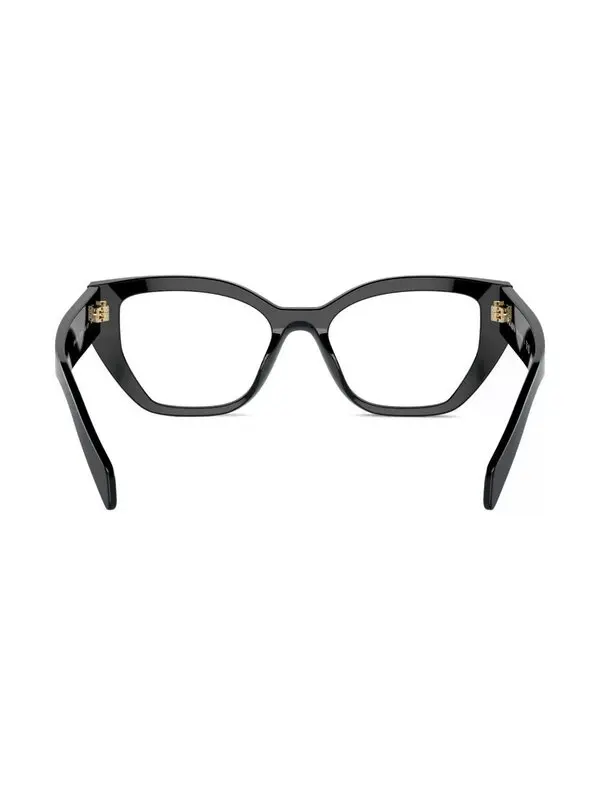 Prada Geometric-frame Glasses - Black