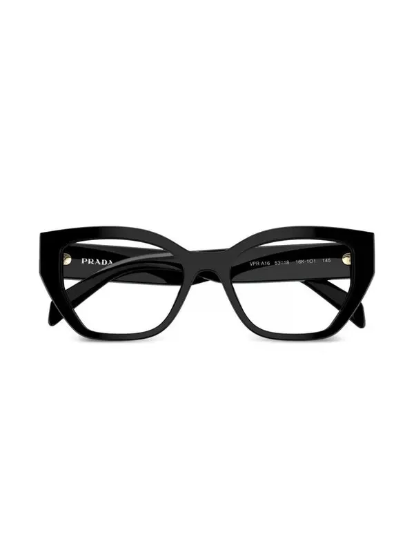 Prada Geometric-frame Glasses - Black