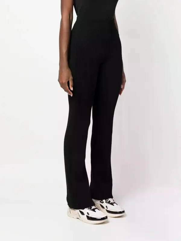 Rabanne Ribbed Wool-blend Trousers