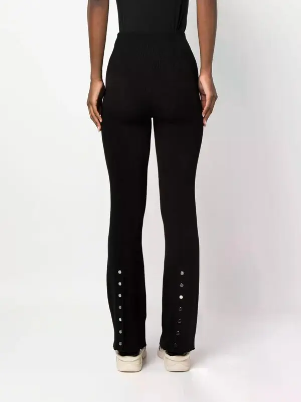 Rabanne Ribbed Wool-blend Trousers
