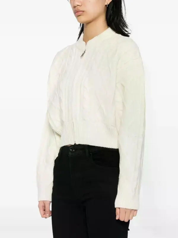 FRAME Cable-knit Cardigan