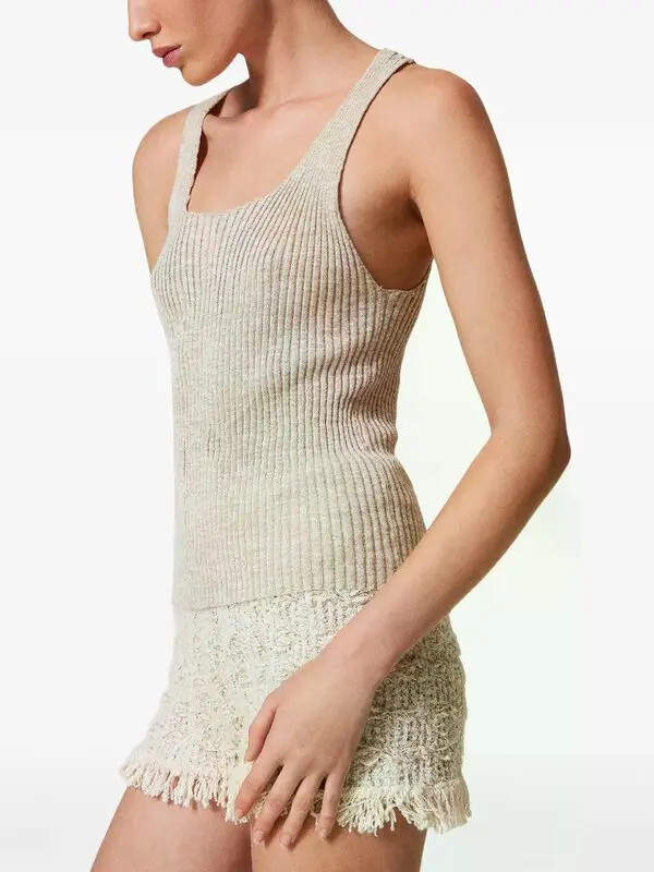 TWINSET Lurex Detailing Knitted Top