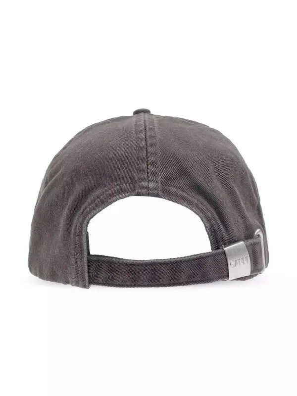 GANNI Logo-embroidered Baseball Cap