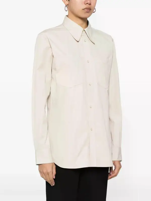LEMAIRE Pointed-collar Press-stud Shirt