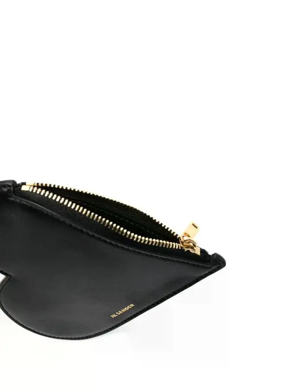 JIL SANDER Logo-lettering Heart-shape Wallet
