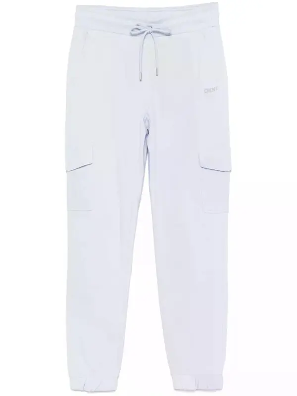 Dkny Studded Logo Track Pants - Blue