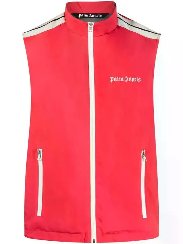Palm Angels Logo-print Zip Gilet