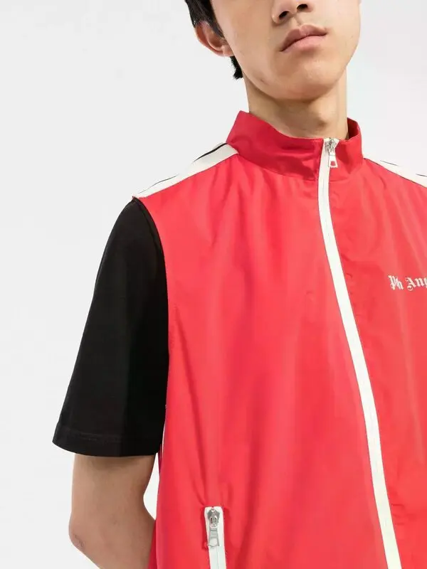 Palm Angels Logo-print Zip Gilet