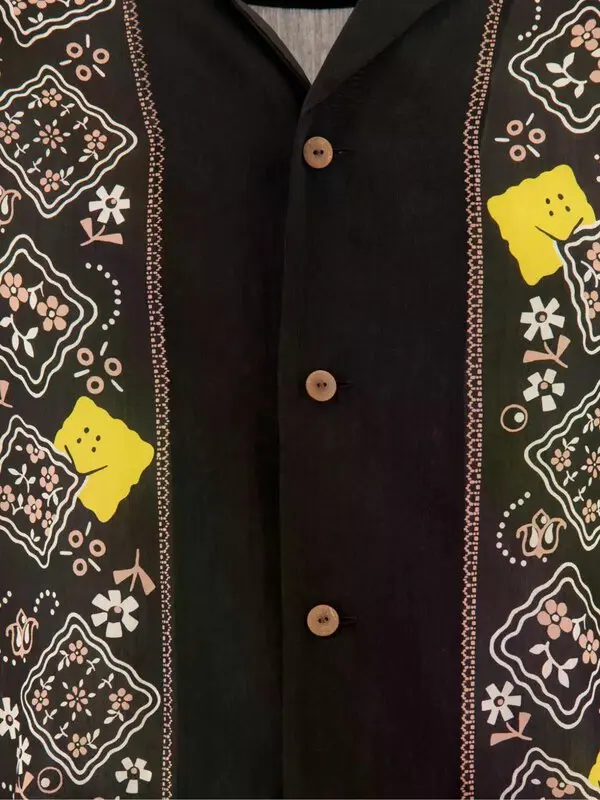 Kapital Floral-pattern Detailing Shirt